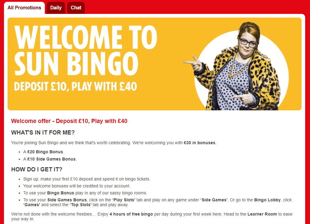 The Sun Bingo Review Games Welcome Bonus And App In Detail The Sun Bingo Review Games Welcome Bonus And App In Detail